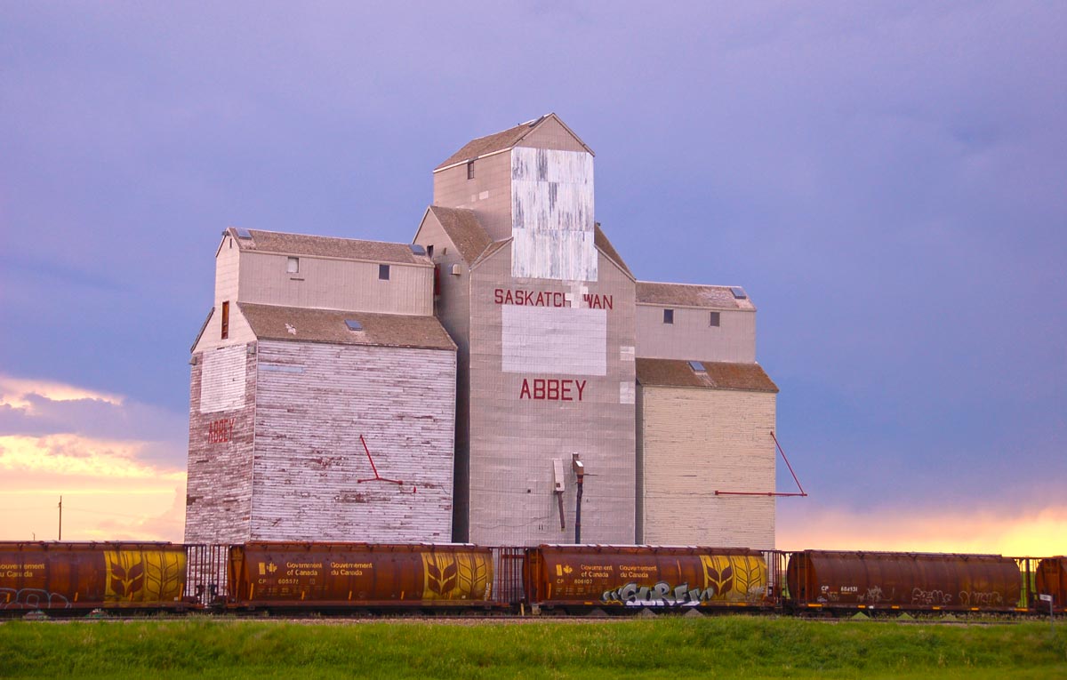 Abbey Saskatchewan grain elevator