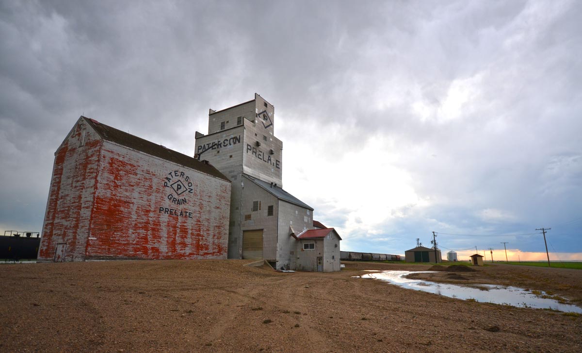 Prelate Saskatchewan grain elevator