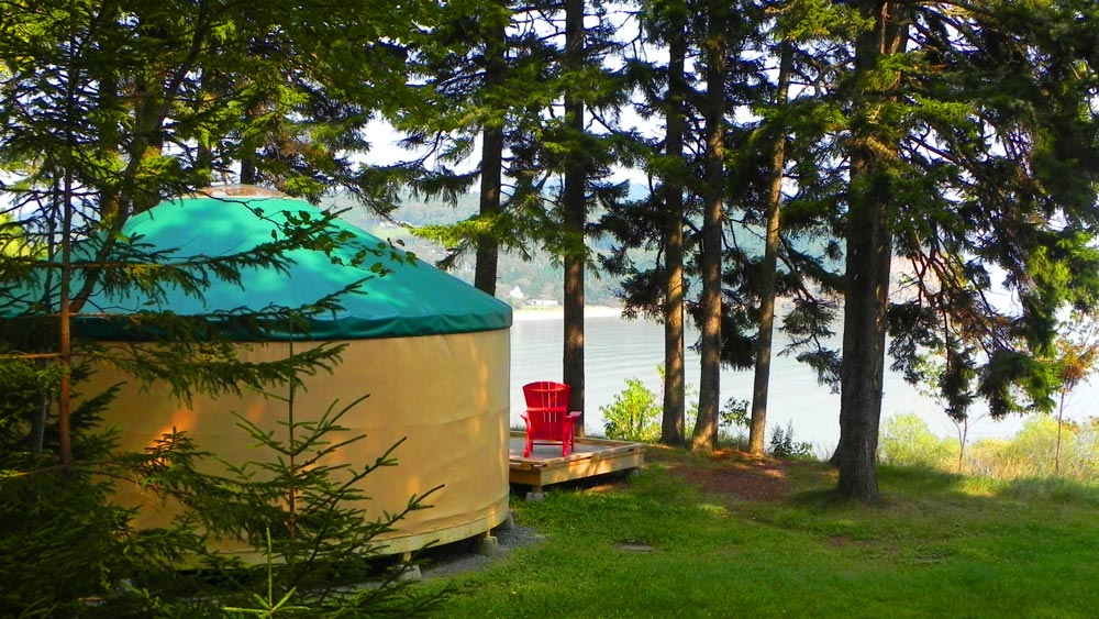 Yurt in Fundy National Park